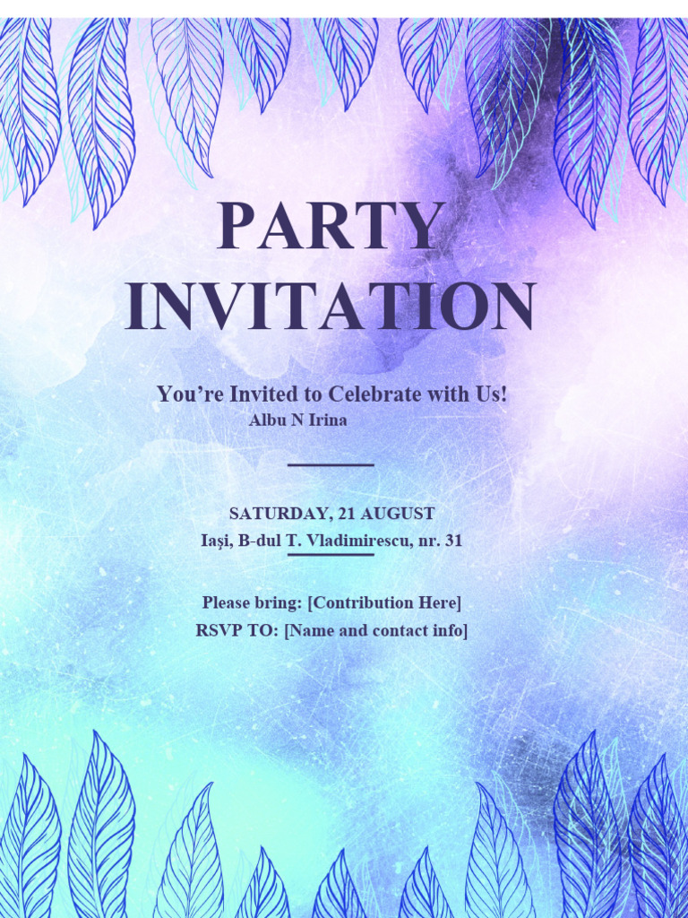 Party Invitation 2 | PDF
