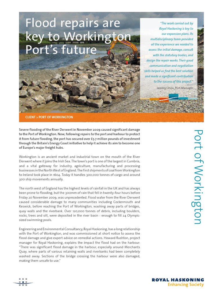 port-of-workington-flood-protection | PDF | Port | Flood