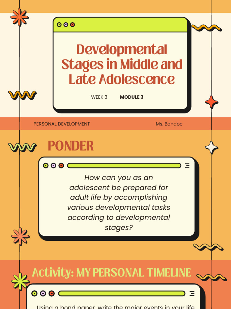 Perdev Module 3 & 4 | PDF | Adolescence | Developmental Psychology