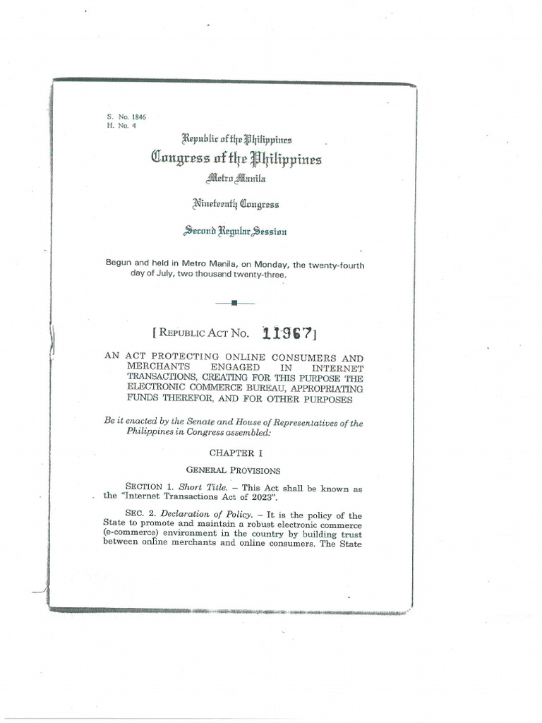 Ra 11967 | PDF
