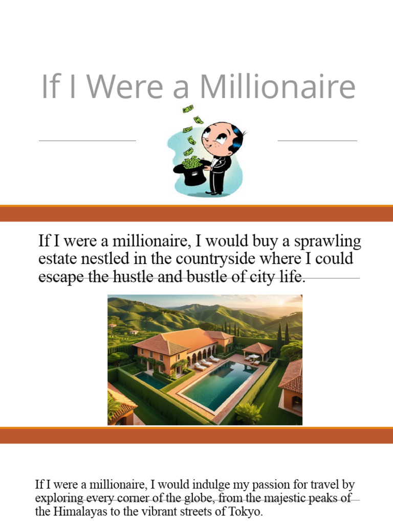 If I Were A Millionaire | PDF