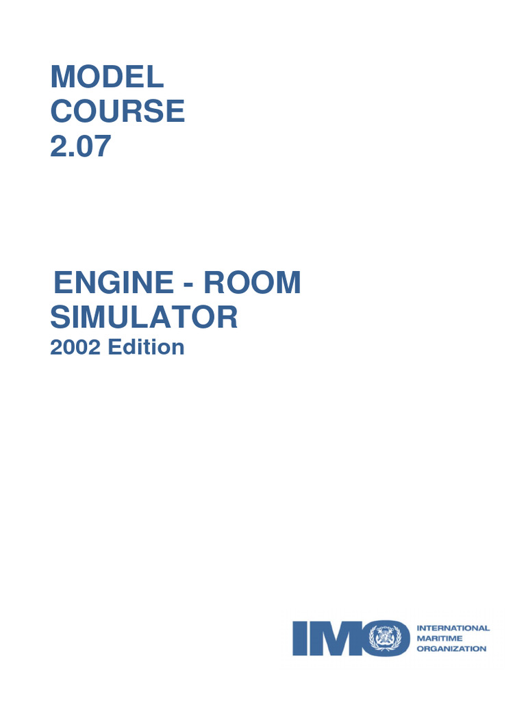 Imo 2.07 Erm Simulator | PDF | Piston | Marine Propulsion