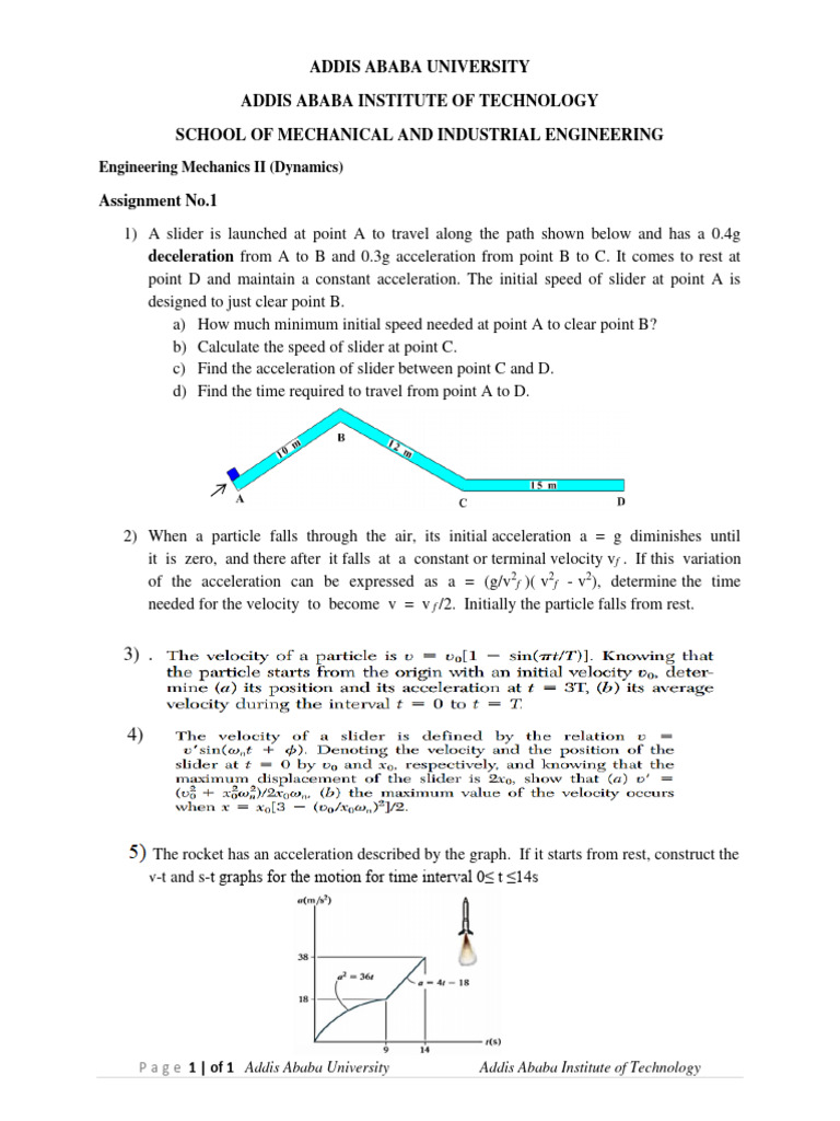 Worksheet CH2 Rectilinear Motion | PDF | Teaching Methods & Materials | Science & Mathematics