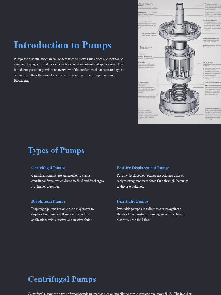 Introduction To Pumps | PDF | Pump | Flow Measurement
