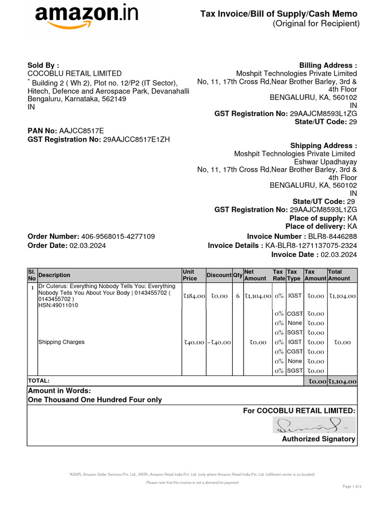 Book 1 | PDF | Invoice | Trade