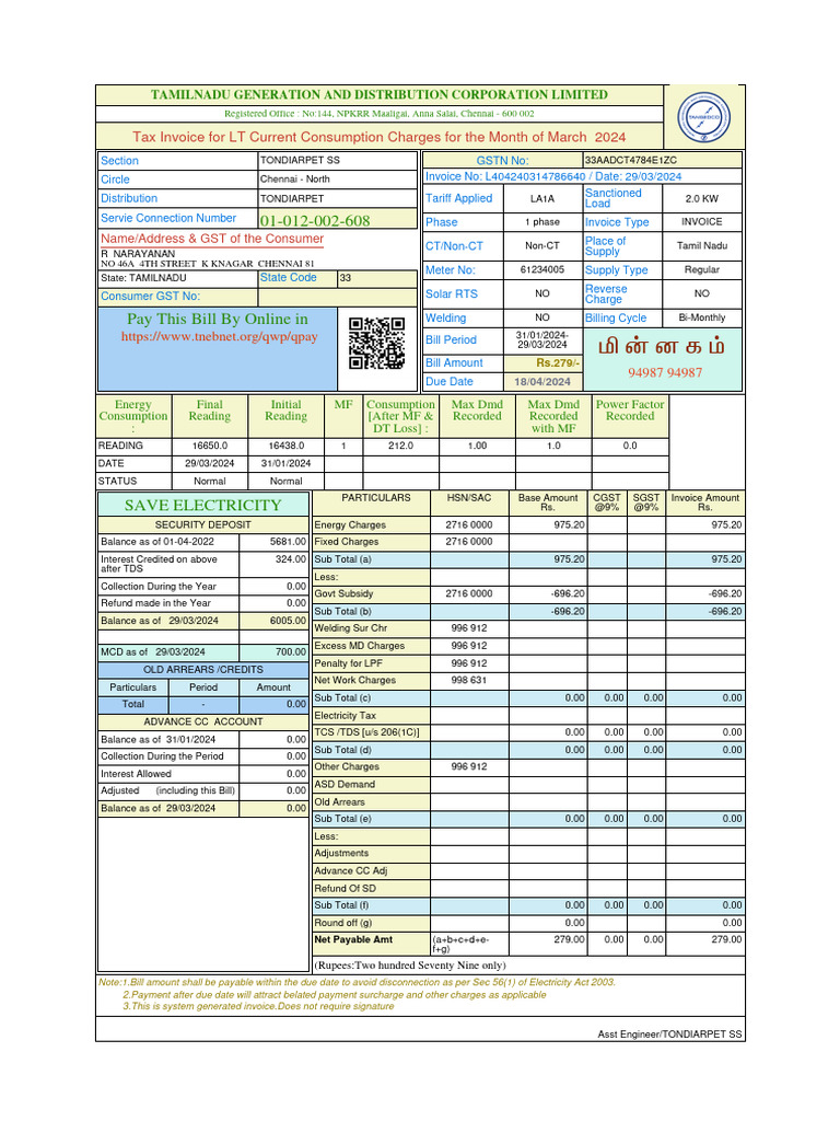 billdetail | PDF | Taxes | Government Finances