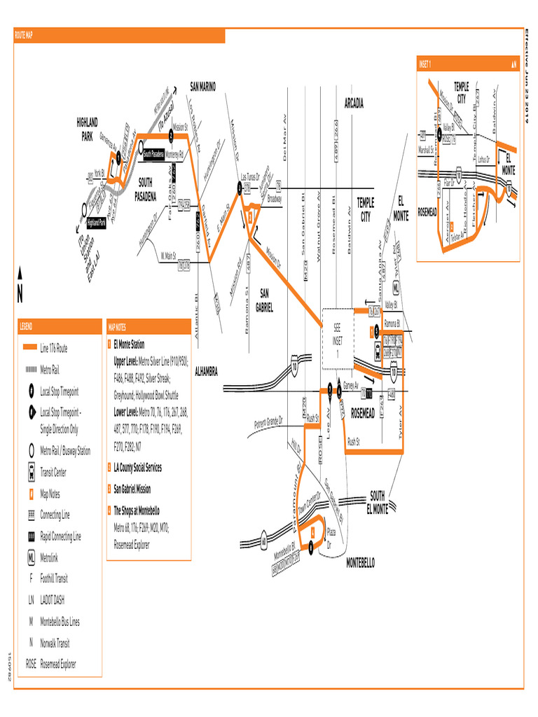 San Marino Arcadia: (To Azusa) | PDF | Passenger Rail Transport ...