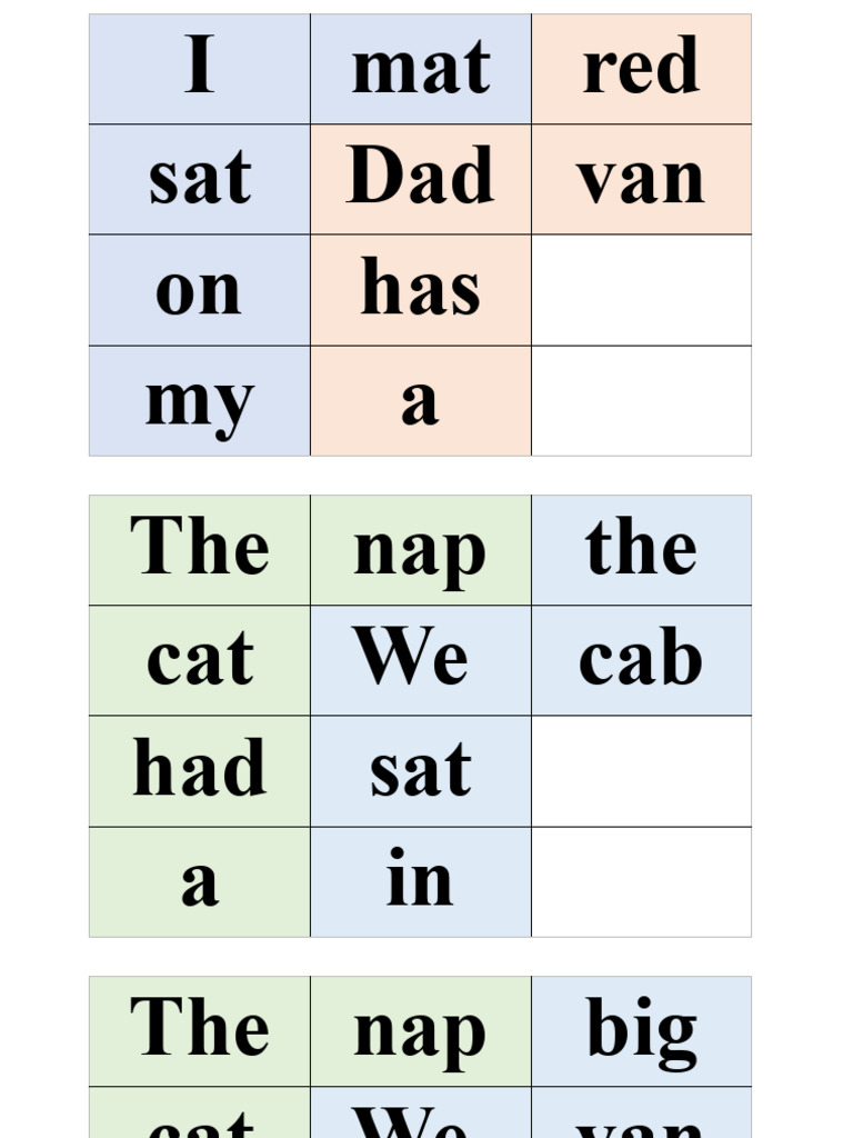Sentence Builder | PDF
