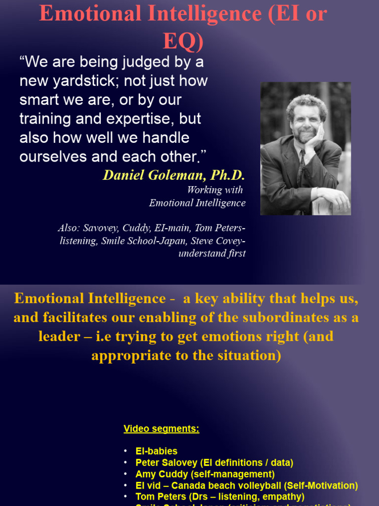Emotional Intelligence vs. IQ: Key Differences | PDF | Emotional ...