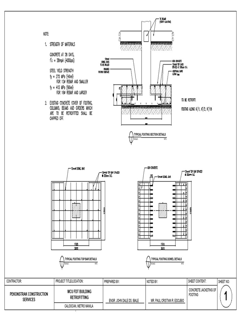 Mcu FDT Building Retrofitting Pekonstrak Construction Services | PDF