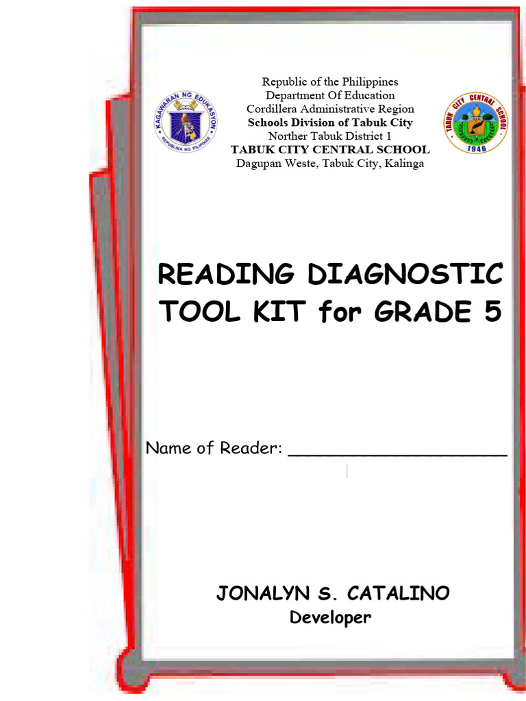 Grade 5 Reading Diagnostic Toolkit | PDF | Consonant | Writing