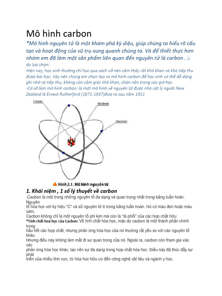 Mô Hình Carbon 10d | PDF