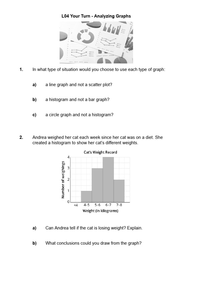 L04 Your Turn - Analyzing Graphs | PDF | Teaching Methods & Materials ...