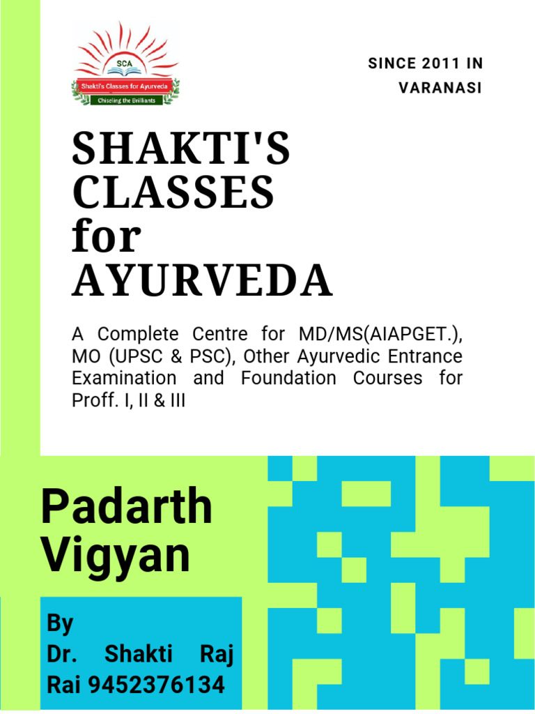 Padarth Vigyan Demo Notes | PDF