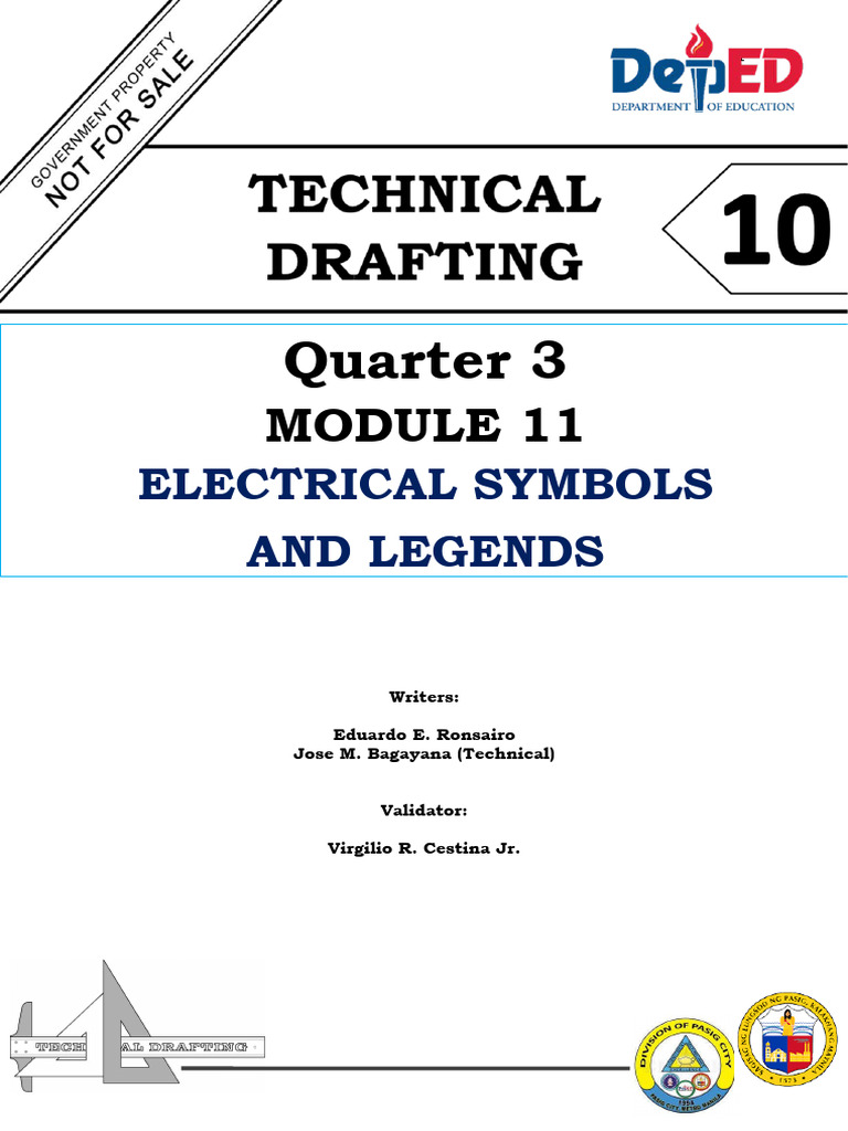 TD10 Q3 M11 Electrical Symbols Legends | PDF | Fuse (Electrical) | Switch