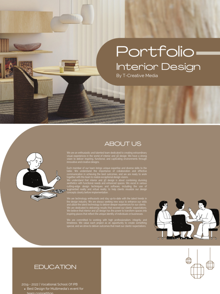 Multimedia Interior Design Portfolio | PDF | Multimedia | Design