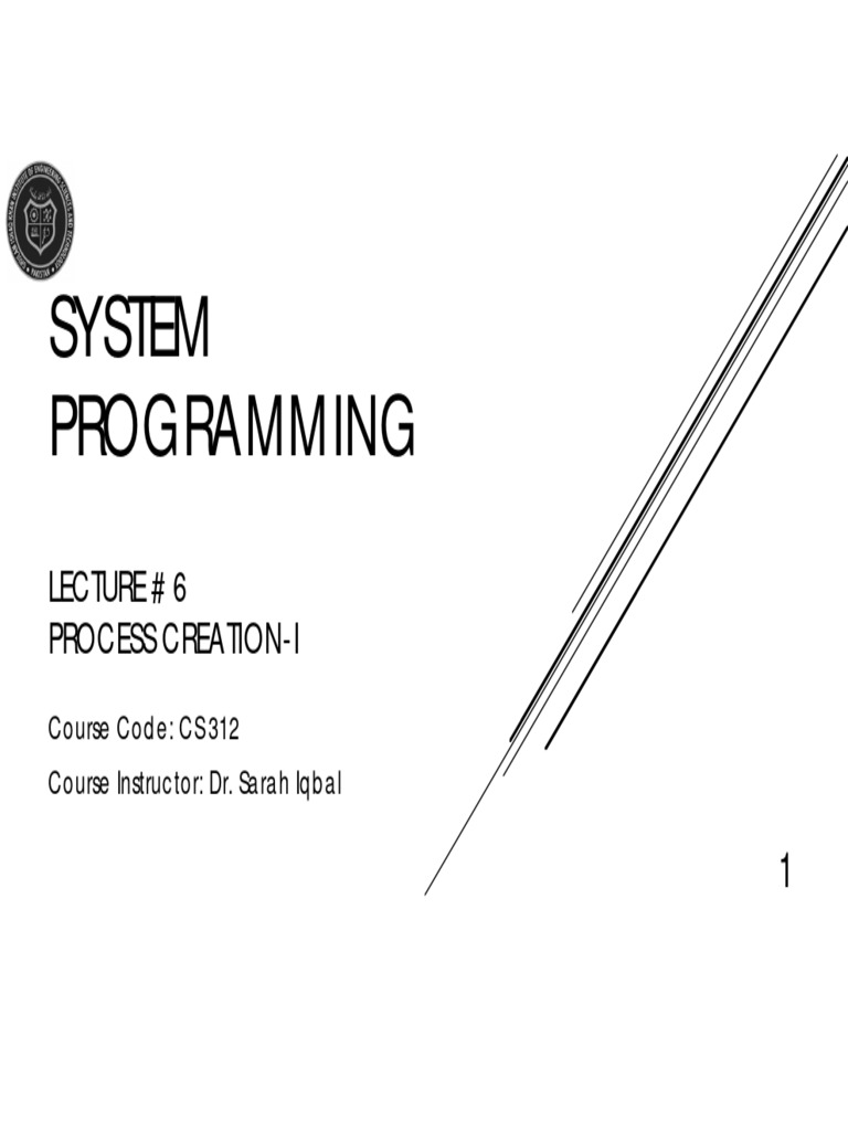 CS312 Lec 6 | PDF | Process (Computing) | Scheduling (Computing)