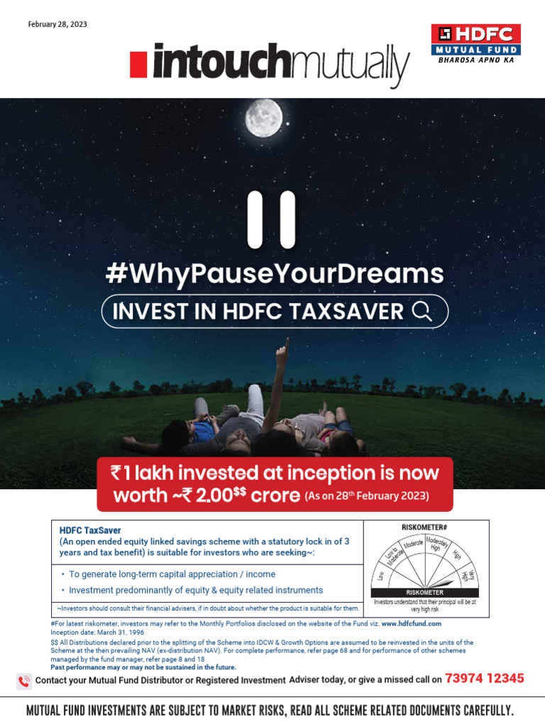 HDFC MF Factsheet February 2023 - 0 | PDF | Investment Fund | Mutual Funds