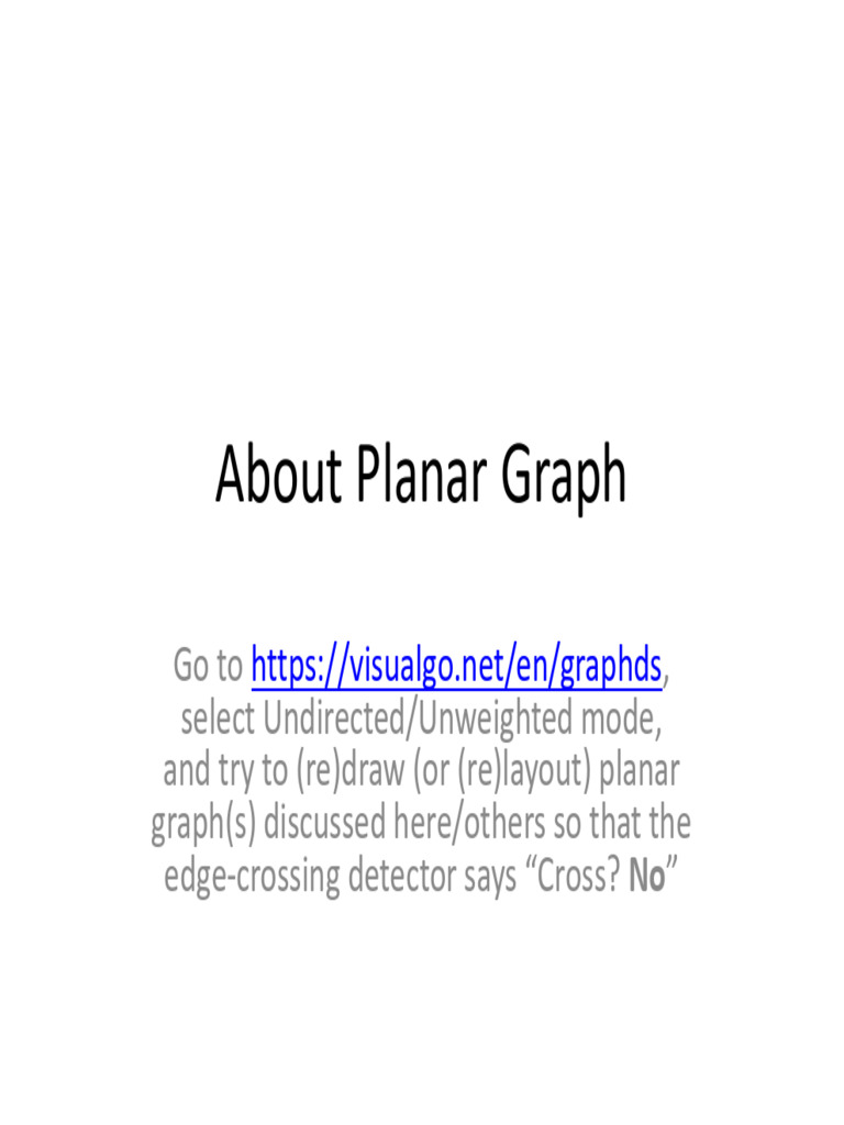 L12b Graph Drawing | Download Free PDF | Topology | Graph Theory