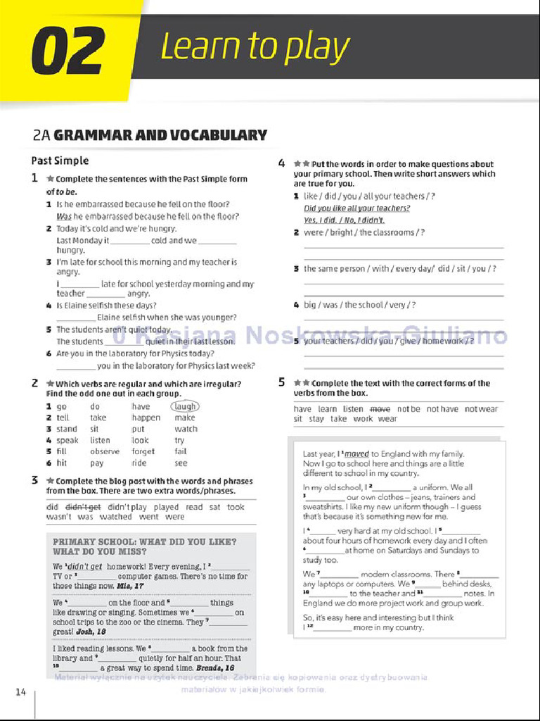 Alex Exercises | PDF