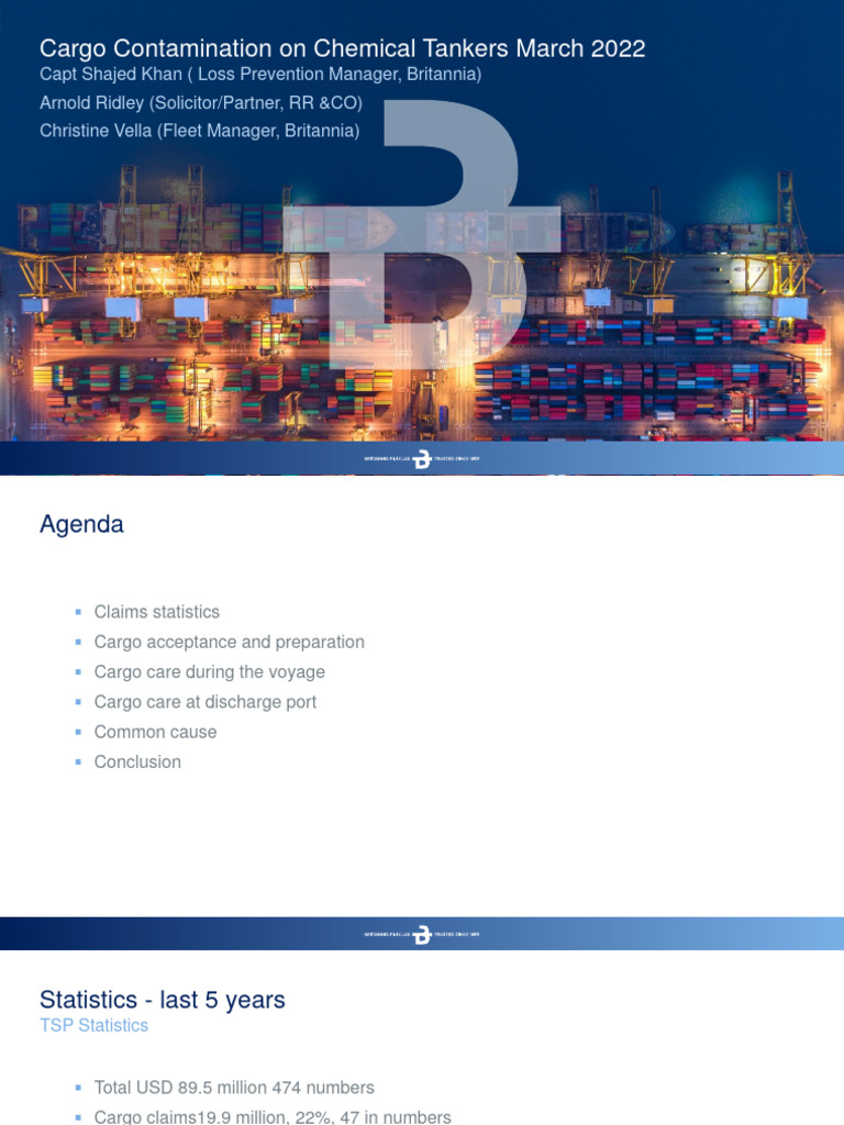 Britannia LP Webinar Cargo Contamination On Chemical Tankers 03 2022 ...