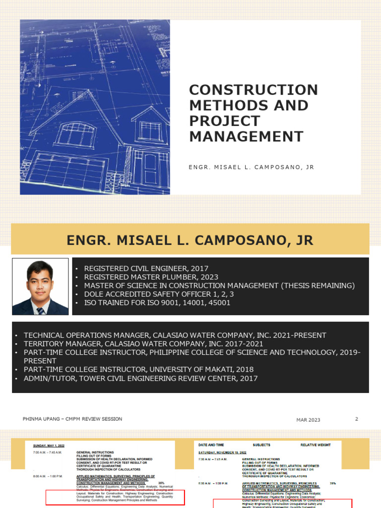CMPM Upang 1 | PDF | Project Management | Consideration