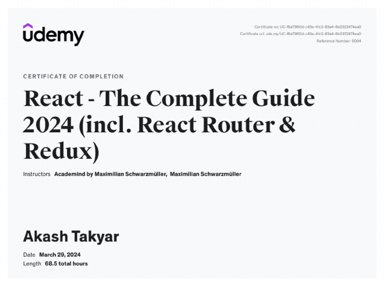 Udemy React | PDF