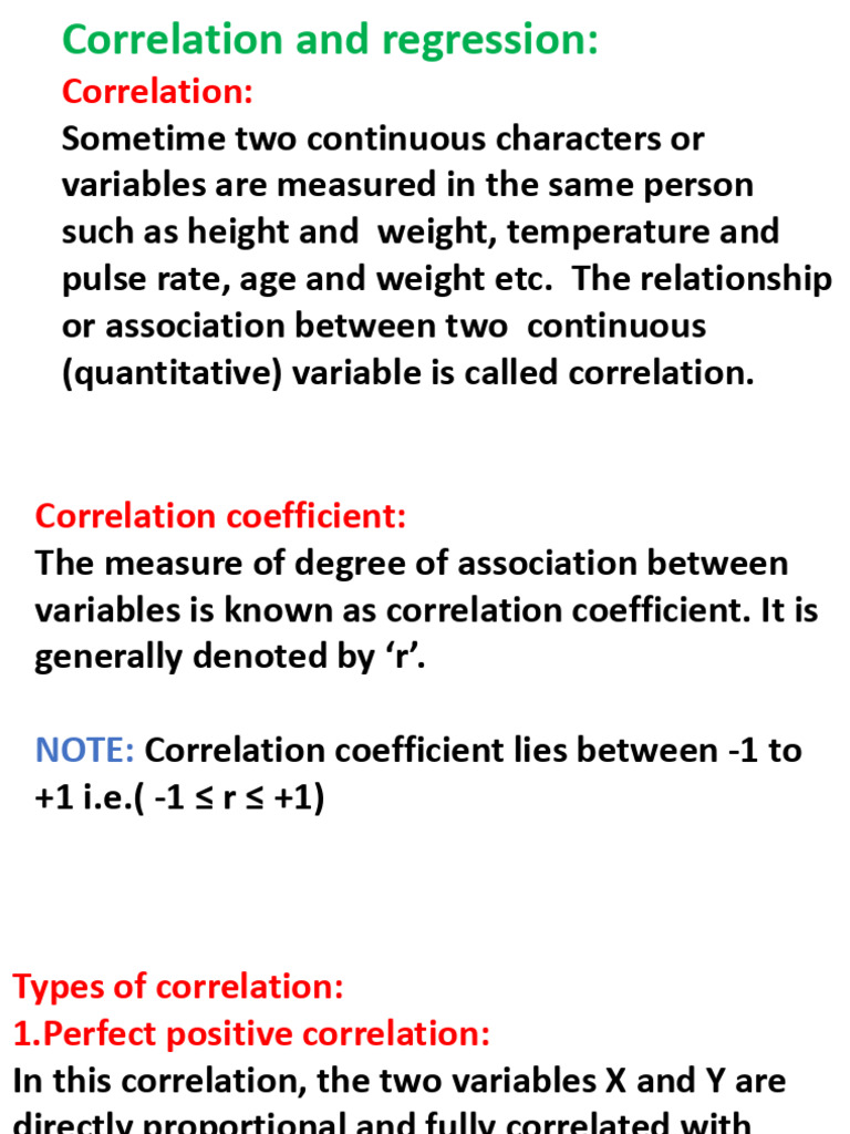 Understanding Correlation and Regression Analysis | PDF | Statistical ...