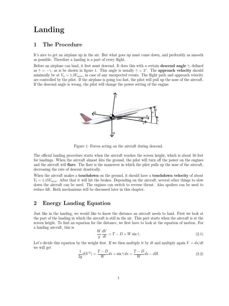landing | PDF | Torque | Force