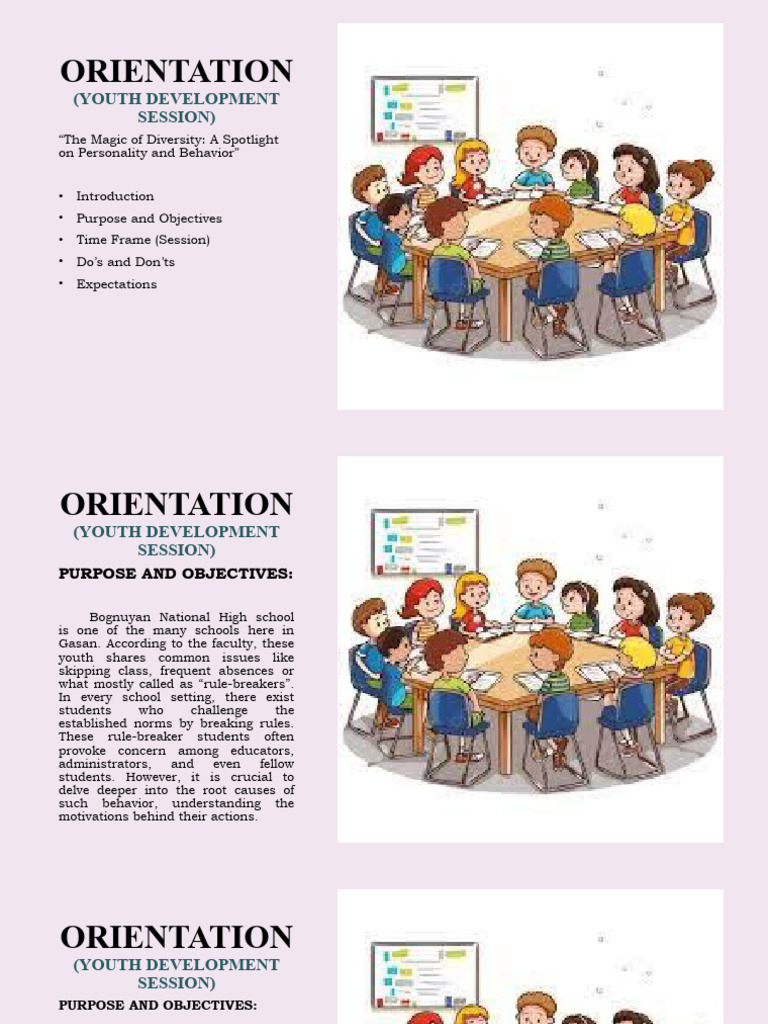Orientation and Session 2 - YDS | PDF | Behavior | Liberal Arts Education