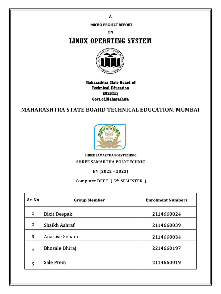 Maharashtra State Board of Technical Education (Msbte) Govt - Of.maharashtra | PDF | Scheduling ...