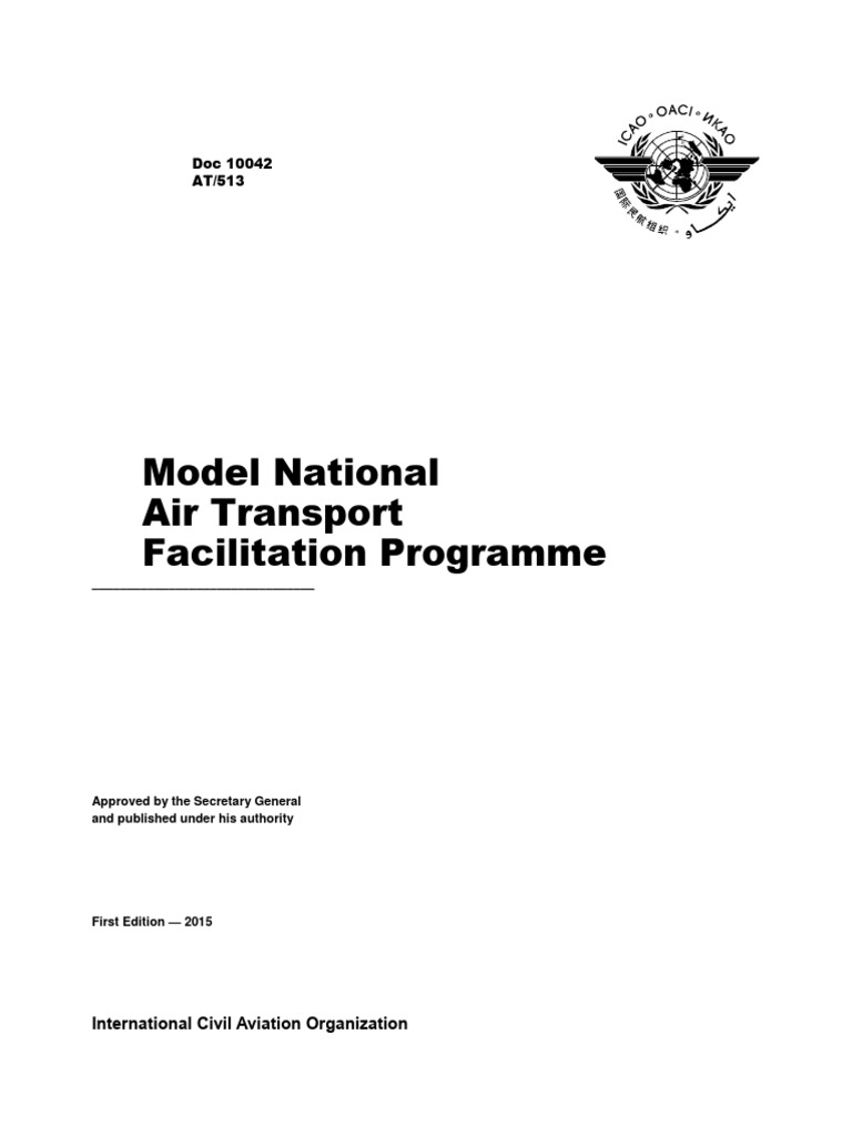 Model National Air Transport Facilitation | PDF | Airport | World ...