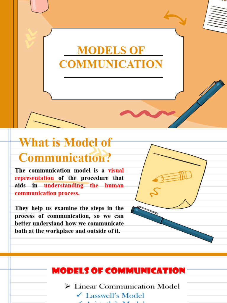Models of Communication | PDF | Communication | Scientific Theories