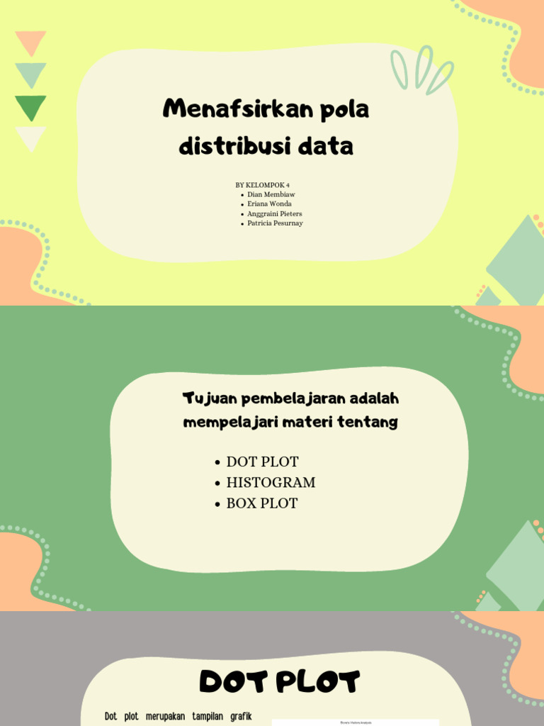 Materi Matematika (Menafsirkan Pola Distribusi Data | PDF