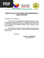 Certificate of Tenancy | PDF | Real Property Law | Law And Economics