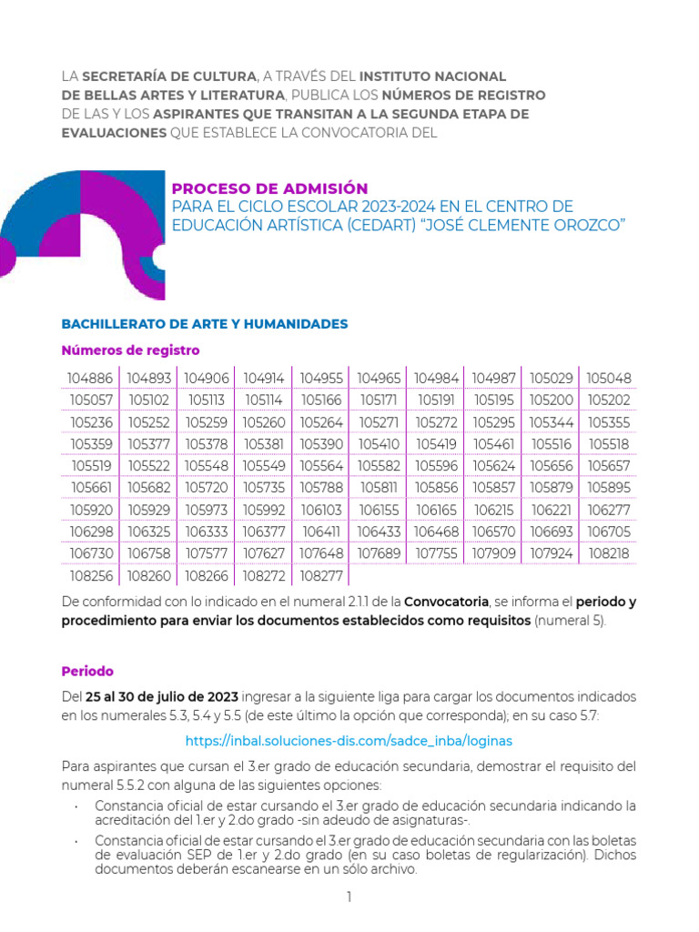 Etapa1 Cjco Bachillerato 2023 | PDF