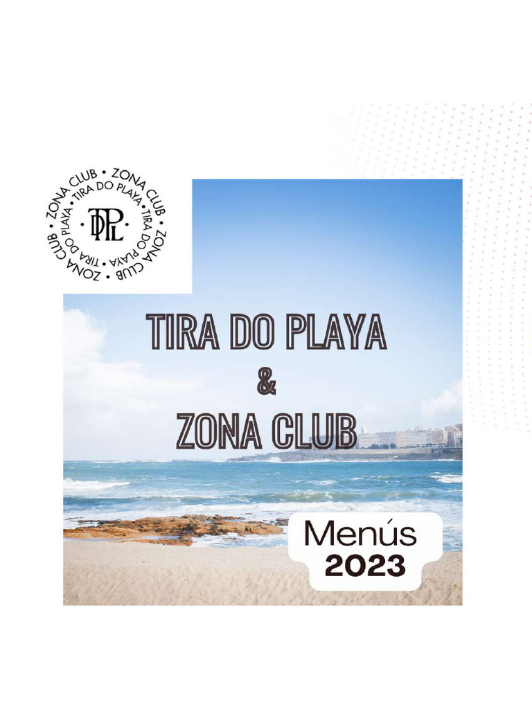 Menus Restaurante Tira Do Playa 2 | PDF