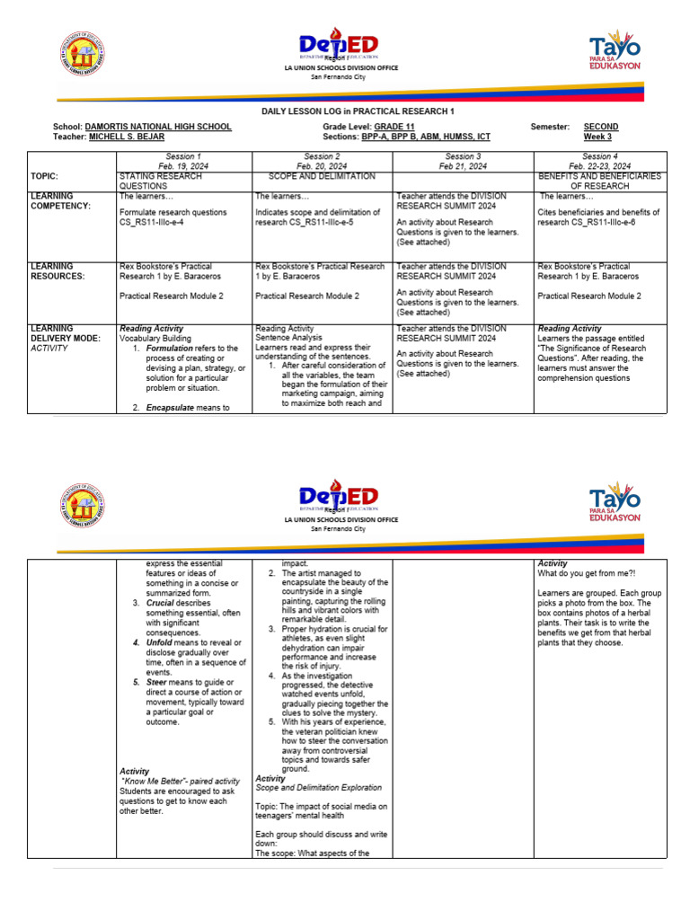 2024_week3 | PDF | Learning | Cognition