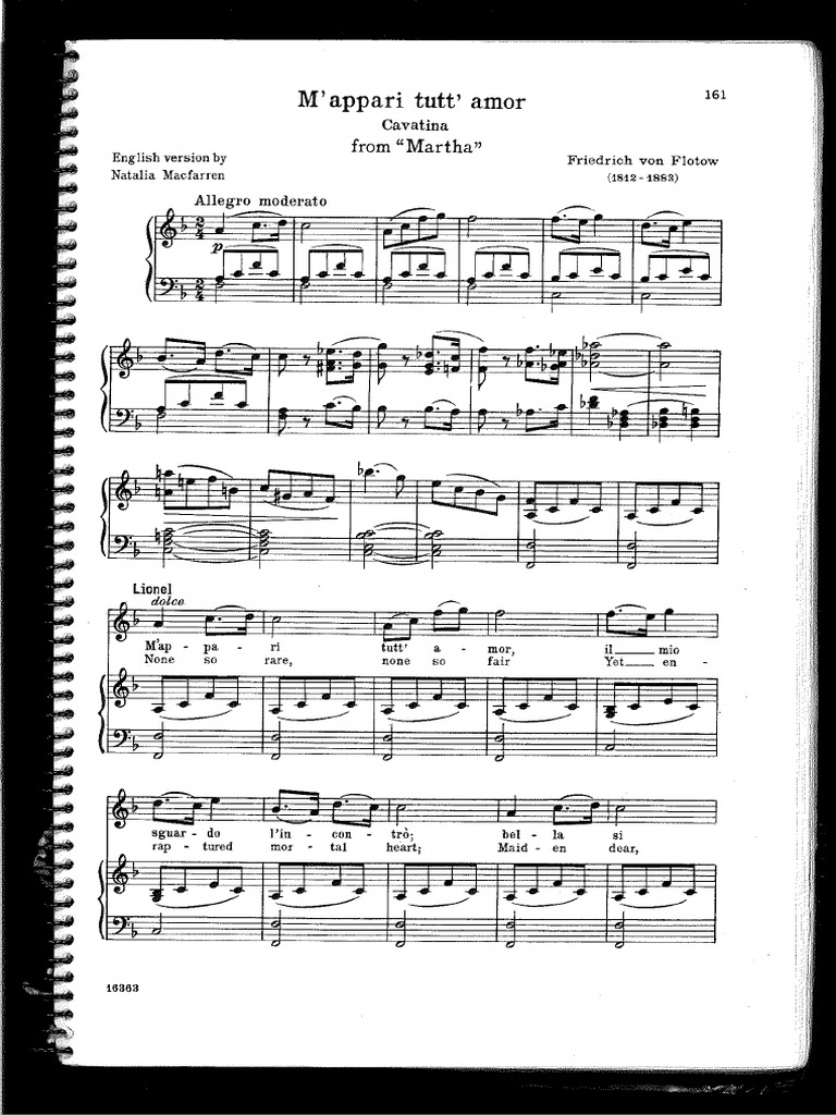 M'appari Tutt' Amore - Martha | PDF