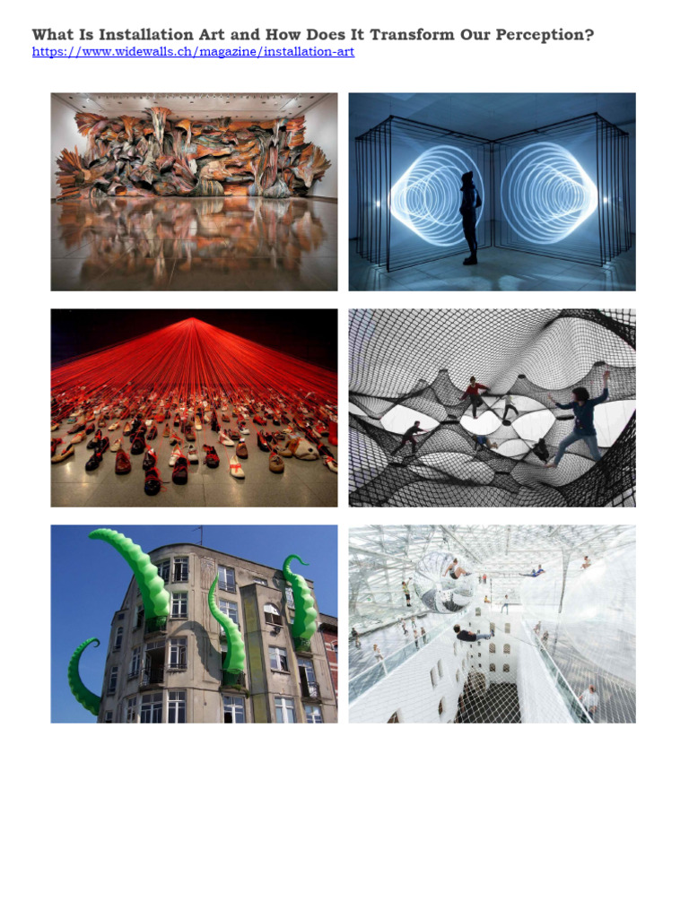 What Is Installation Art and How Does It Transform Our Perception | PDF ...