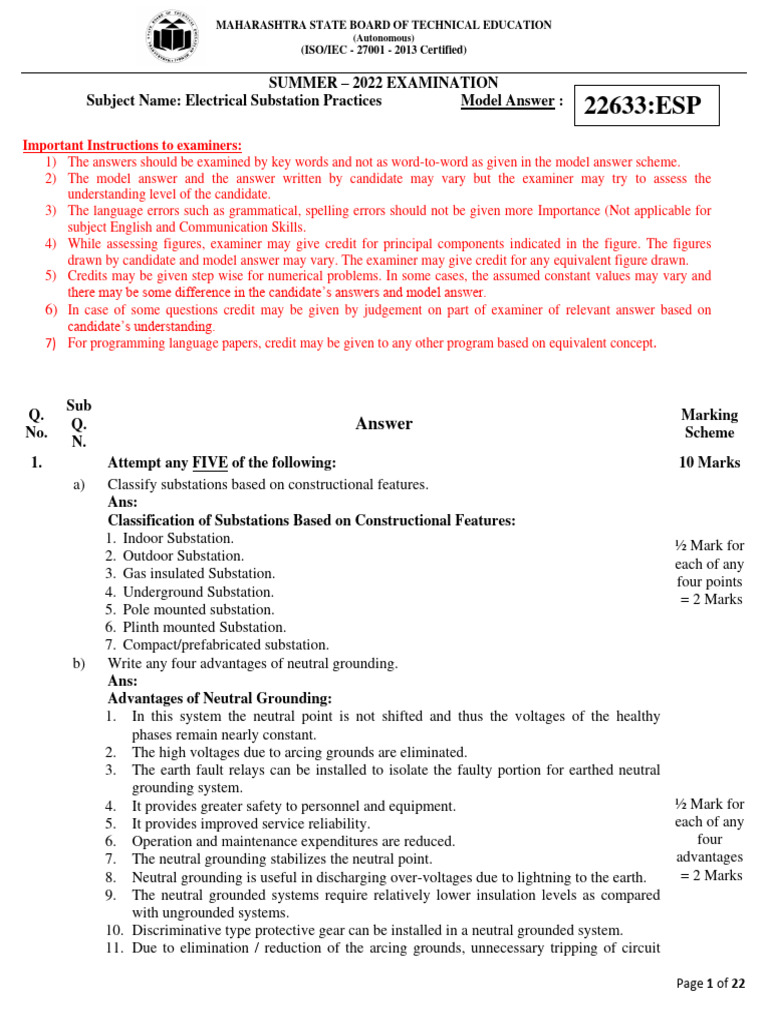 Esp (22633) S22 | PDF | Electrical Substation | Electric Power Transmission