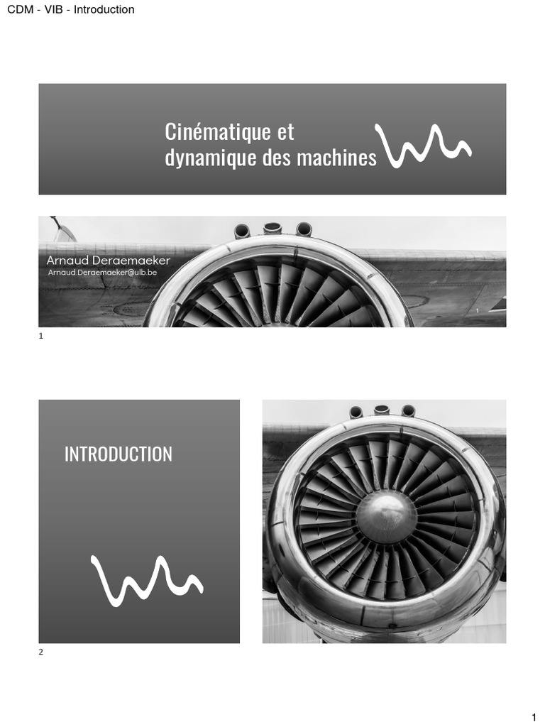CDM - Intro | PDF | Turbine | Classical Mechanics