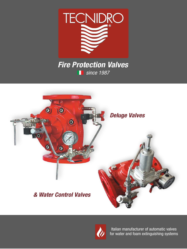 Tecnidro - Firefighting | PDF | Valve | Mechanical Engineering