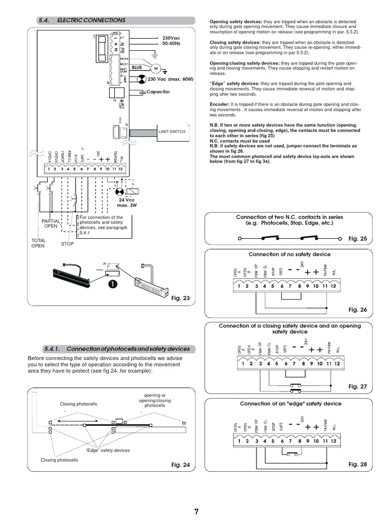 FAAC Gate Motor 1 (4) | PDF | Equipment | Electrical Engineering