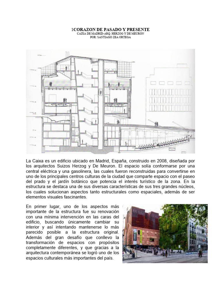 Caixa | PDF | edificio | Arquitecto