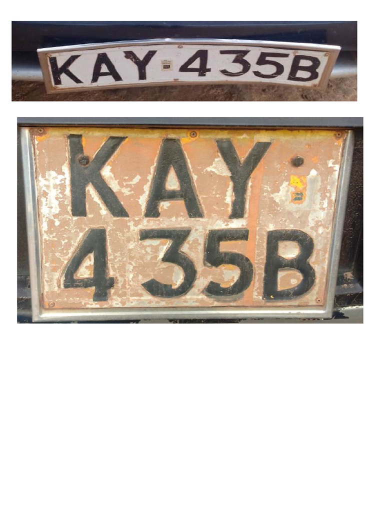 Kay Number Plate | PDF