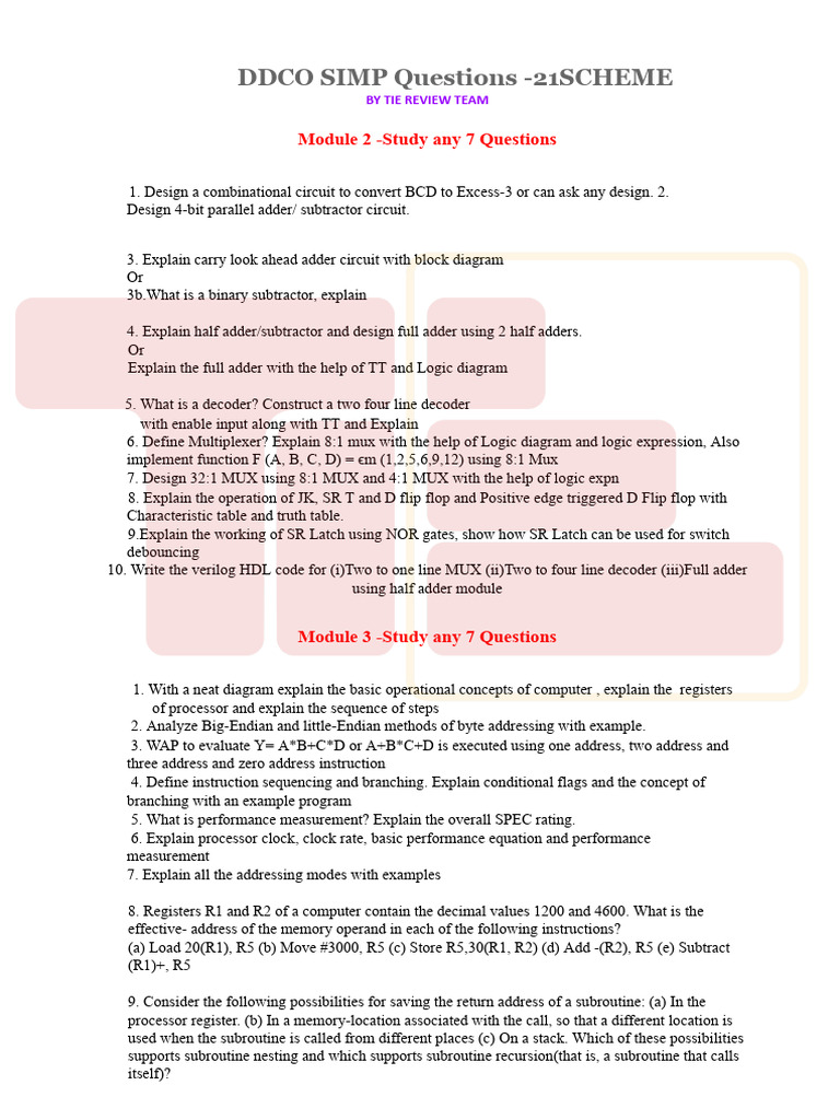 Ddco Simp 2024 | PDF | Central Processing Unit | Logic Gate