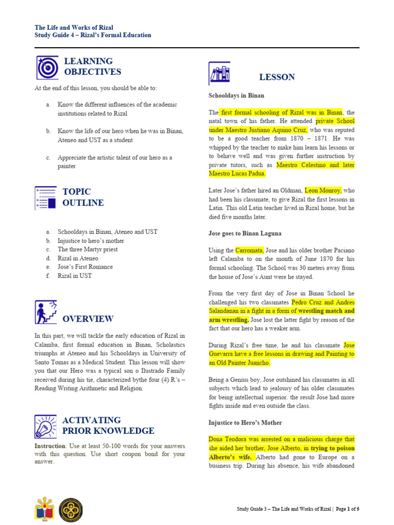 Rizal-Study-Guide-4_043452 | PDF