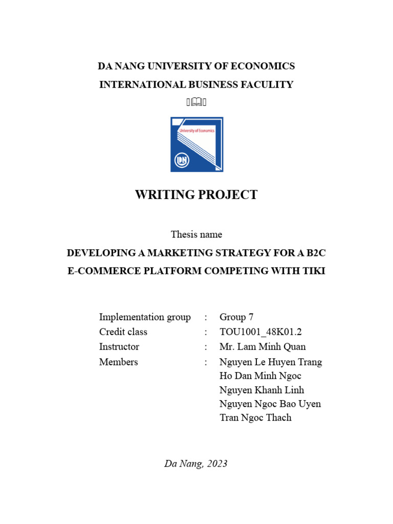 DRAFT Writing Report Group 7 | PDF | Search Engine Optimization | E Commerce