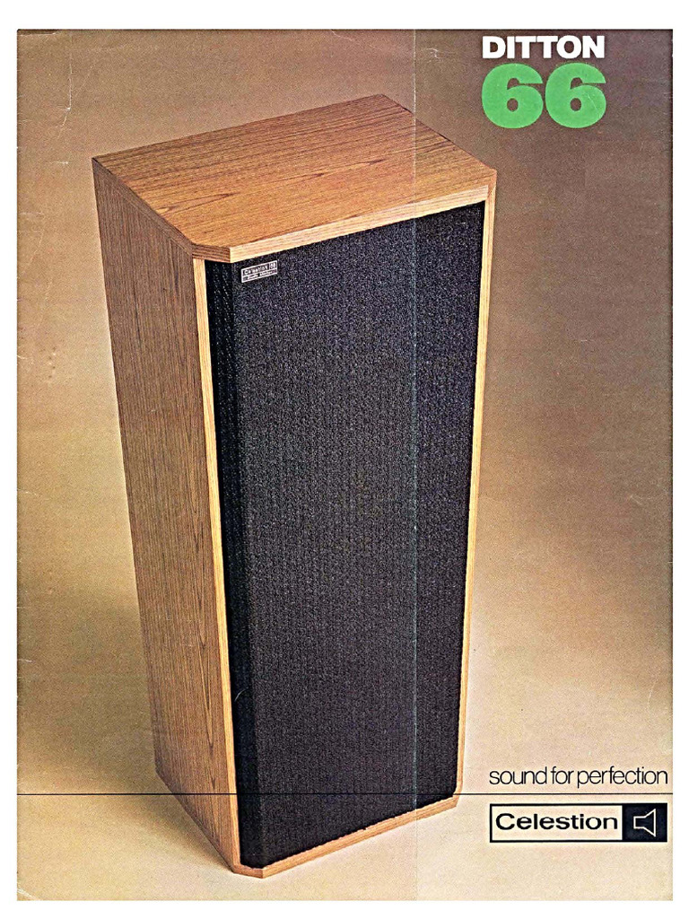 Celestion Ditton 66 Brochure | PDF